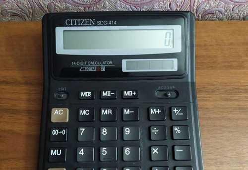 Калькулятор citizen sdc-414, большой