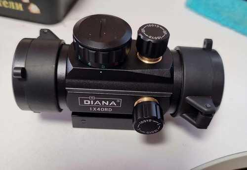 Коллиматорный прицел Red dot Diana 1x40