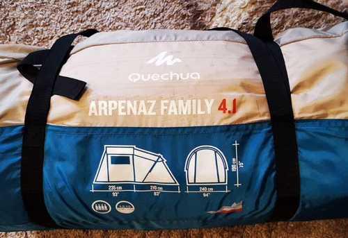 Палатка quechua arpenaz family 4.1