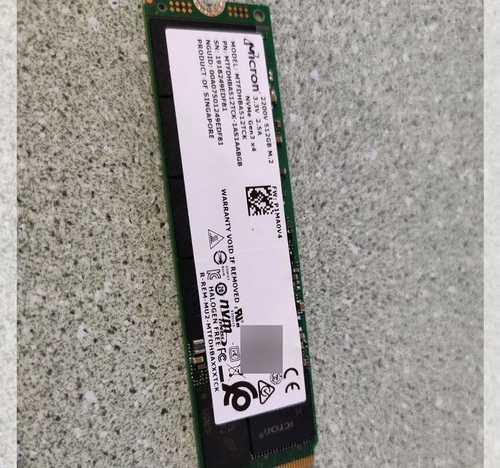 Ssd m2 nvme 512gb Micron