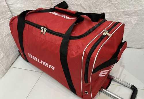 Баул bauer 34 дюйма сумка на колесах красная