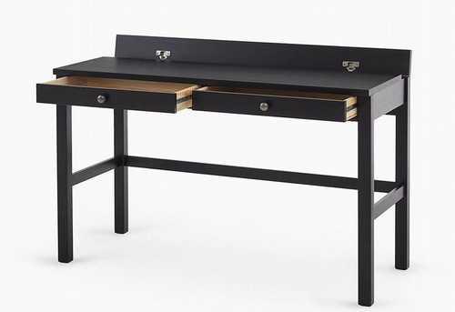 Письменный стол hemnes 120х47см черно-коричневый
