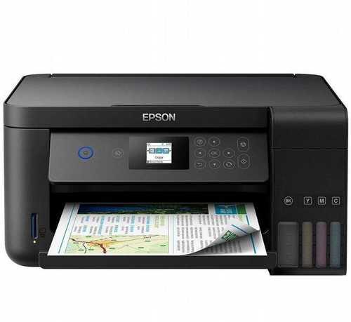 Мфу струйное Epson L4160 (C11CG23403)