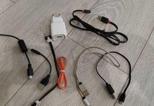 Кабели USB, разветвители, зарядки