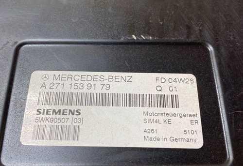 Блок управления двигателем Mercedes Benz C200 W203