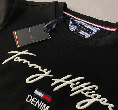 Свитшот Tommy Hilfiger трехнитка люкс мужской