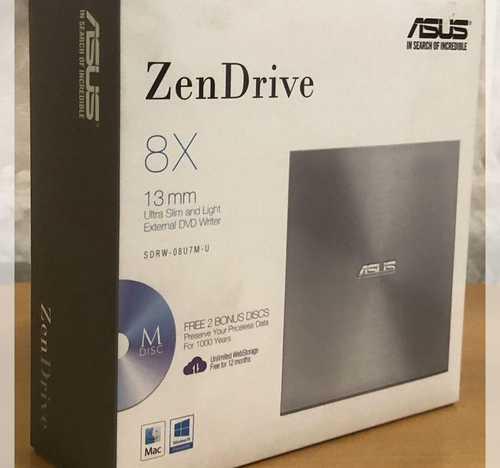 Внешний привод Blue Ray Re asus BW-16D1HT/90DD0200