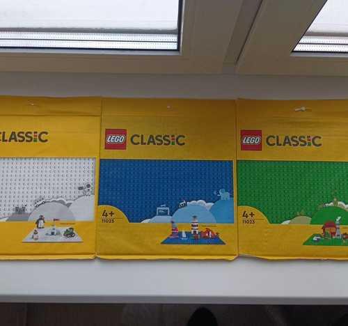 Lego Classic пластины 11023, 11025, 11026