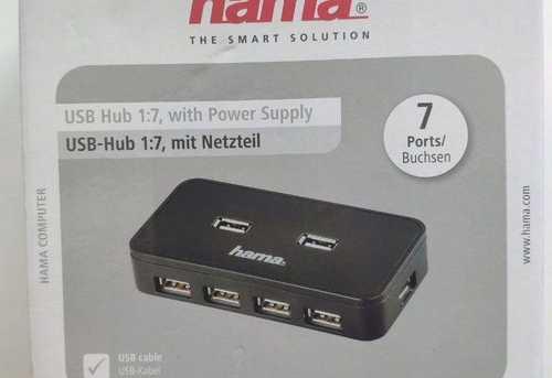 USB разветвитель Hama Active1:7