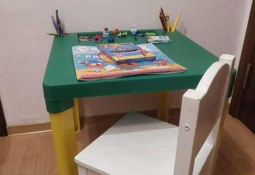 Детский стол и стульчик IKEA