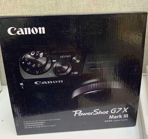 Canon powershot g7x mark iii black