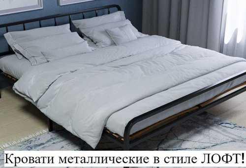 Кровать металлическая Икея лофт