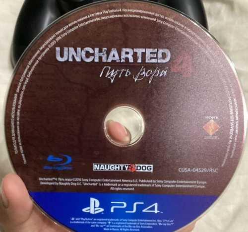 Диски на ps4 uncharted 4 без коробки