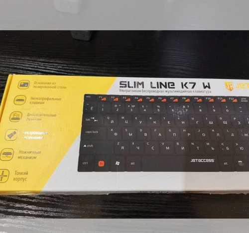 Беспроводная клавиатура Slim Line K7 W