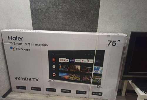 Телевизор haier 75 SMART tv s1