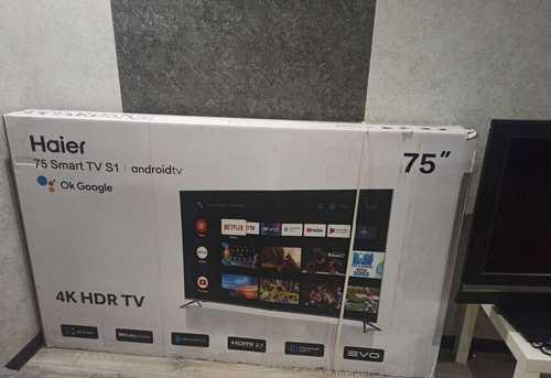 Телевизор haier 75 SMART tv s1