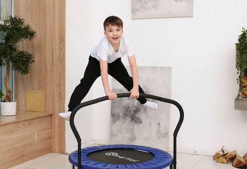 Батут с поручнем Jumpfit 36'' (92 см) синий