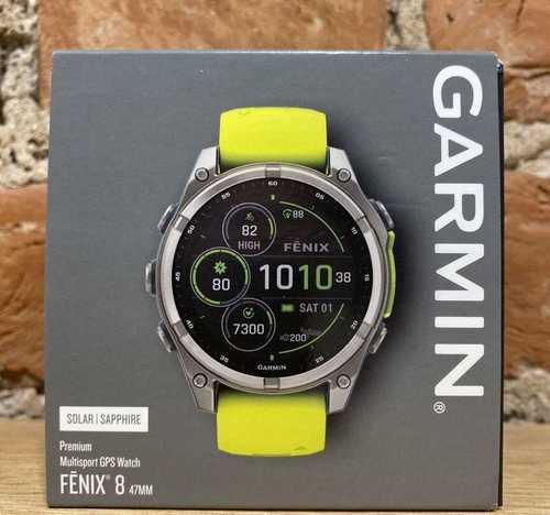 Garmin Fenix 8 47 mm solar Sap Titan Crb Gry DLC