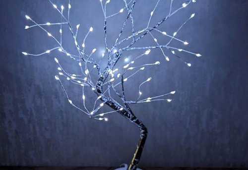 Светильник дерево декоративный новогодний