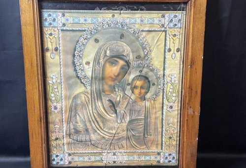 Икона казанская богородица старинная