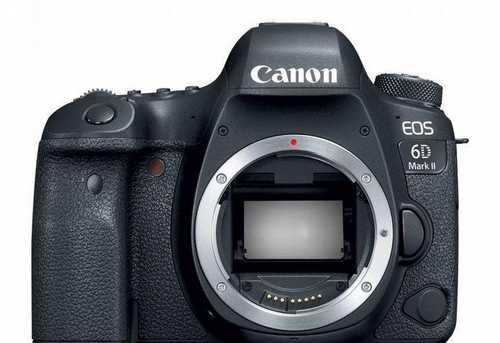 Зеркальный фотоаппарат Canon EOS 6D mark II новый