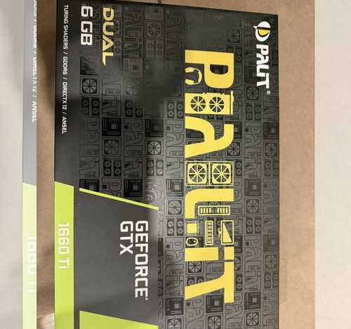 Видеокарта gtx 1660 ti 6gb