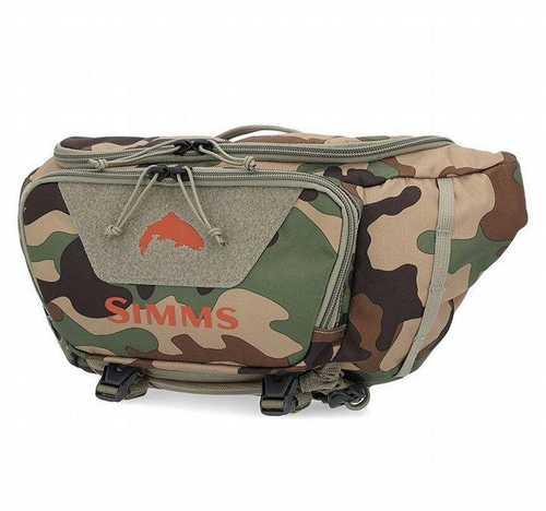 Сумка Simms Tributary Hip Pack (Woodland Camo, 5L)