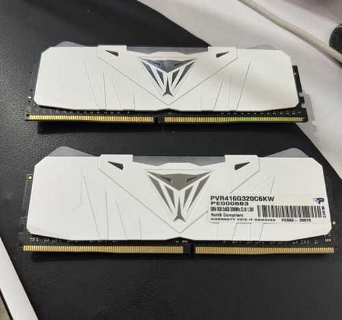 Оперативная память ddr4 16gb patriot viper 3200