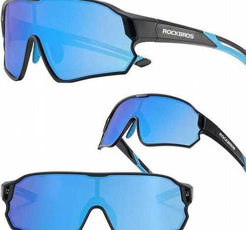 Спортивные очки детские Rockbros 9001 Kids Polarized blue