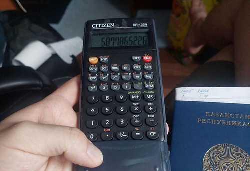 Инженерный калькулятор citizen sr-135n