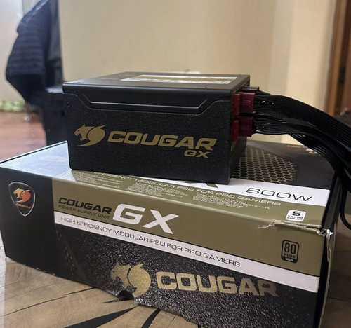 Блок питания Cougar GX 800w 80  Gold пломба илеал