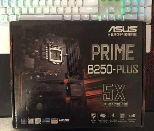 I5 7400 связка asus prime B250-Plus