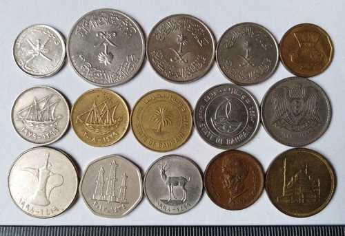 Иностранные монеты, 15 шт