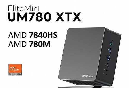 В наличии Мини пк Minisforum UM780 XTX R7 7840HS