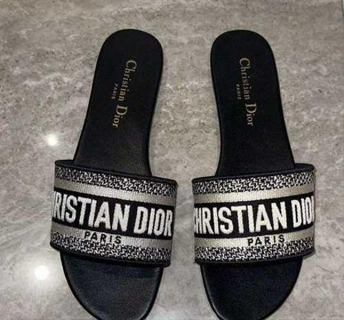 Christian dior шлепанцы