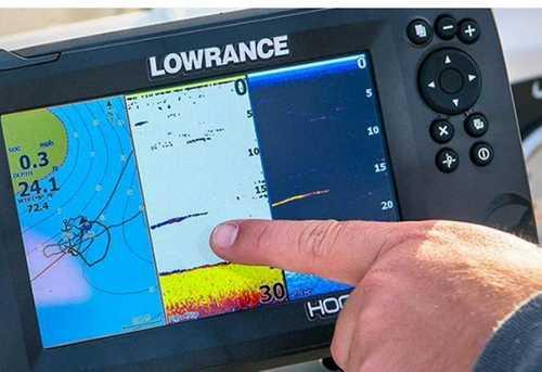 Карты глубин для эхолотов Lowrance, Garmin и др