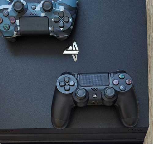 Sony playstation 4 pro 1tb 2 геймпада