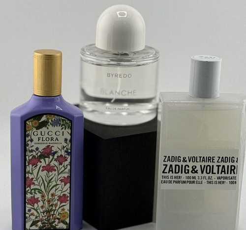 Byredo, gucci, zadig