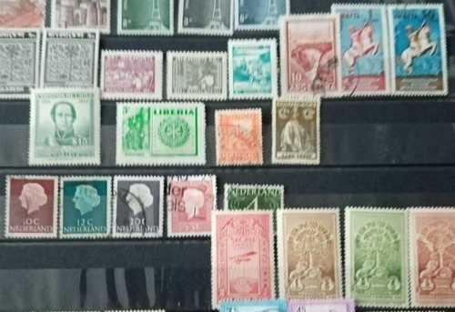 Почтовые марки европа