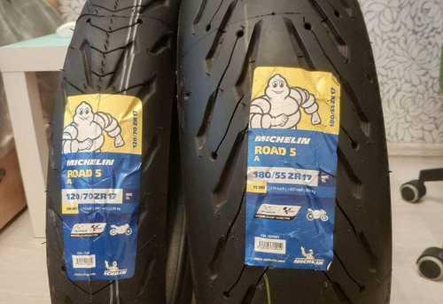 Michelin road 5 120\70\17 - 180\55\17 2023г