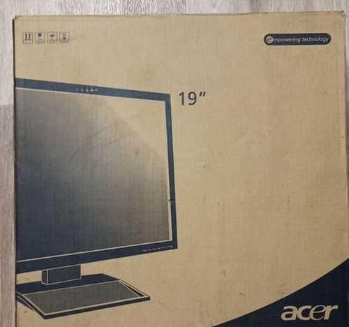 Монитор 19 дюймов acer