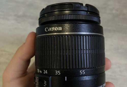 Объектив canon zoom lens ef-s 18-55 mm