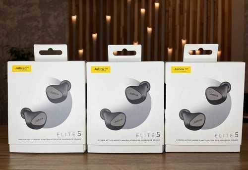 Наушники Jabra Elite 5 титановый черный