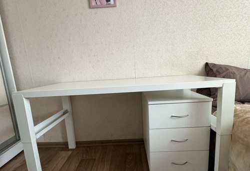 Письменный стол с тумбой IKEA бу