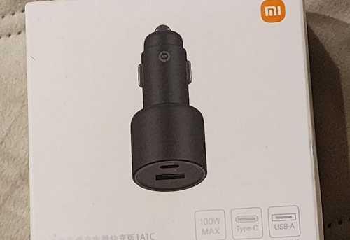 Авто зарядное устройство Xiaomi 1A1C 100Вт