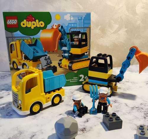 Lego duplo 10931 Грузовик и гусеничный экскаватор