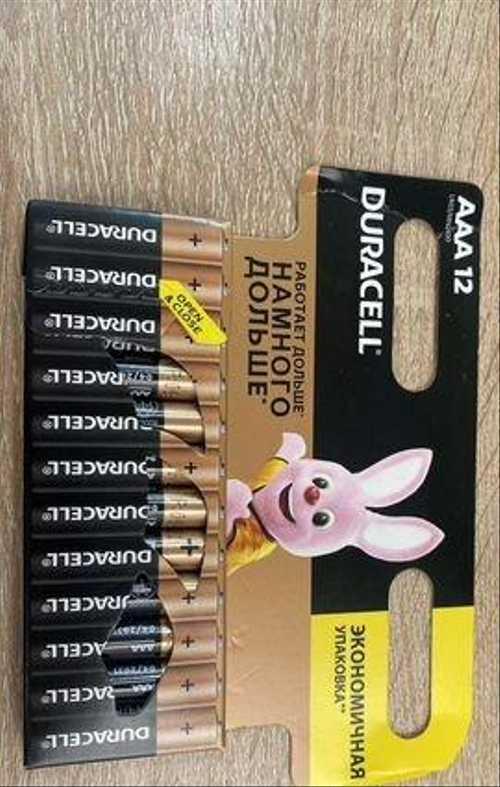 Батарейки duracell AAA 864 штук