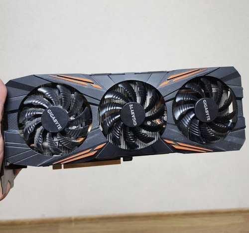 Видеокарта gtx 1070 8gb gigabyte 3х кулерная