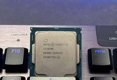 Процессор intel core i3 8100