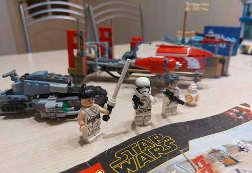 Lego Star Wars 75250 Погоня на спидерах + 75165